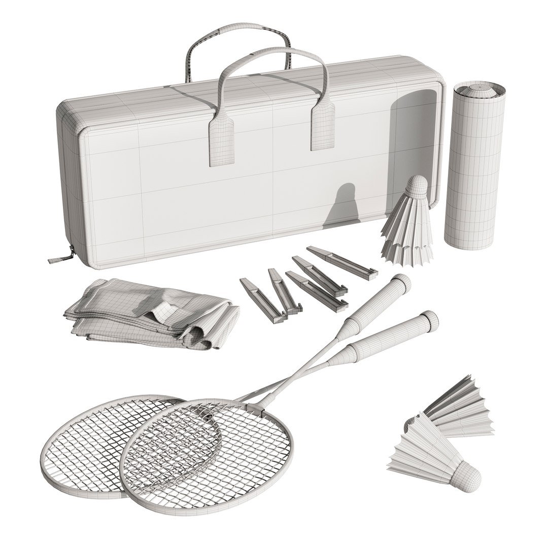 3D Badminton Set 1 - TurboSquid 1950867