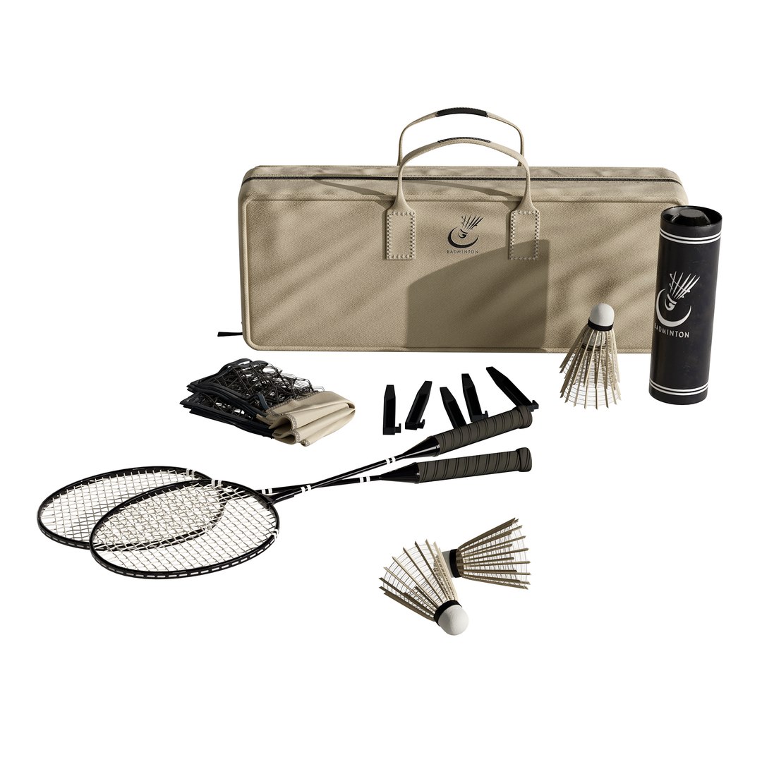 3D Badminton Set 1 - TurboSquid 1950867