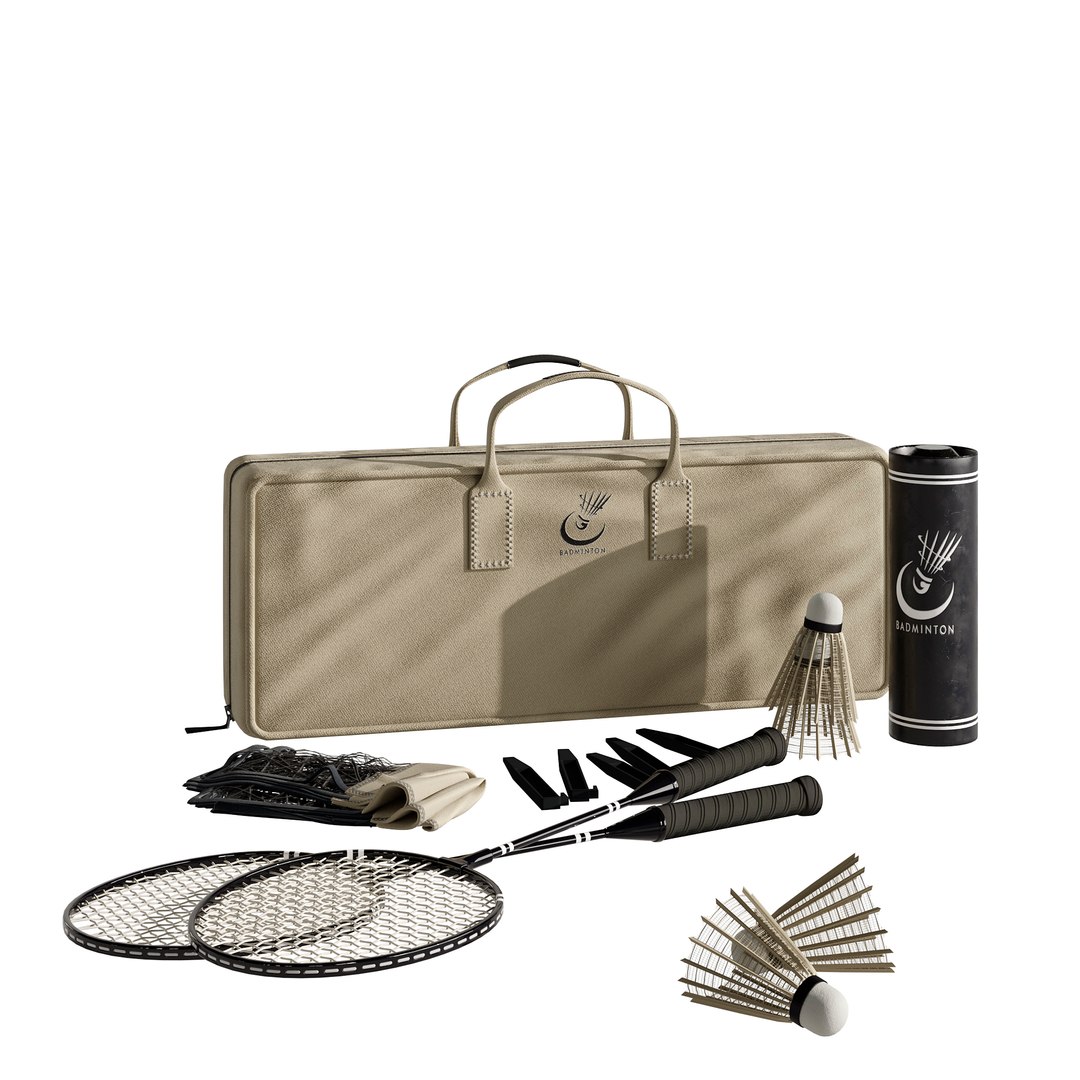 3D Badminton Set 1 - TurboSquid 1950867