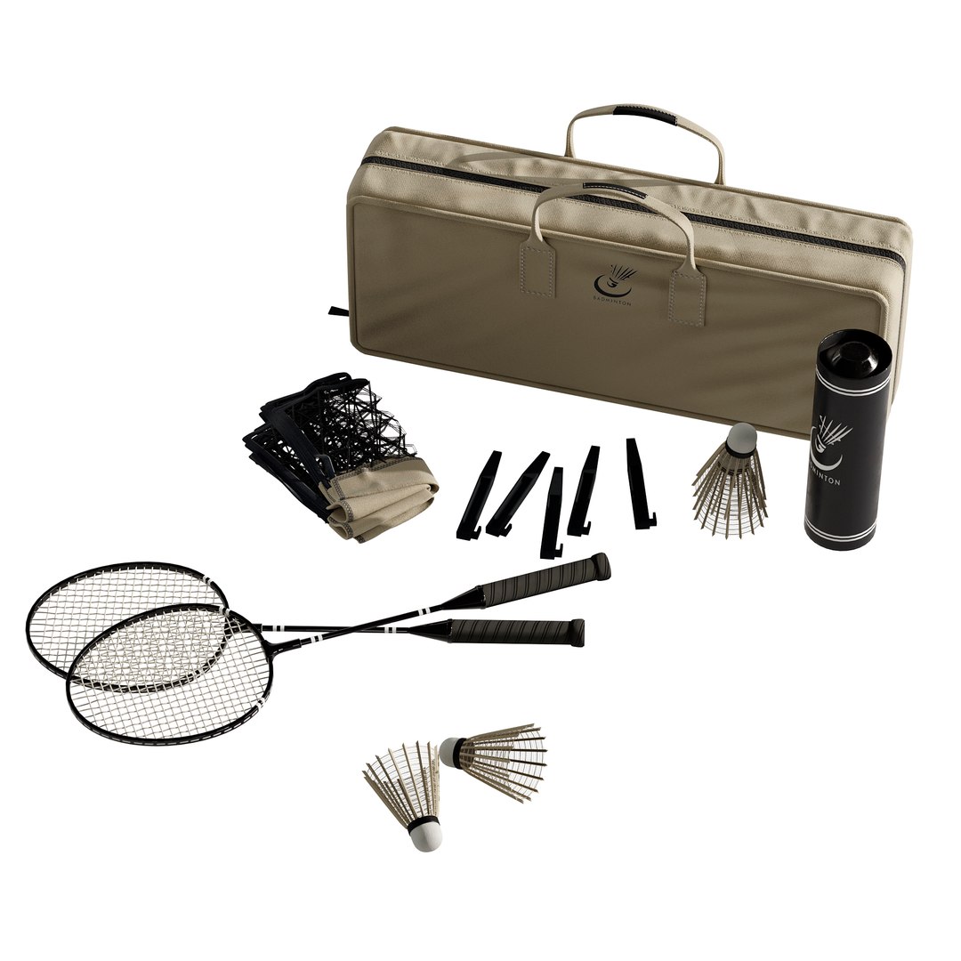 3D Badminton Set 1 - TurboSquid 1950867
