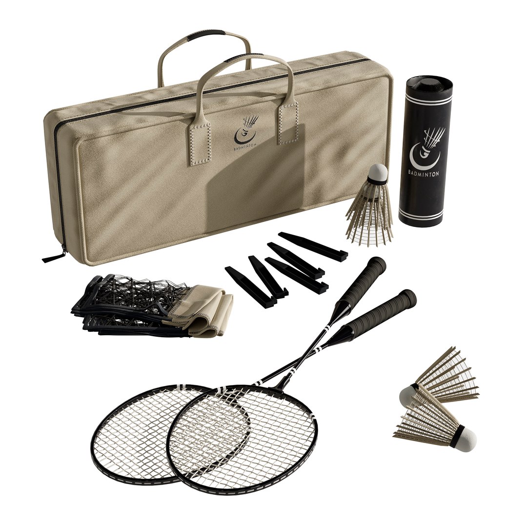 3D Badminton Set 1 - TurboSquid 1950867