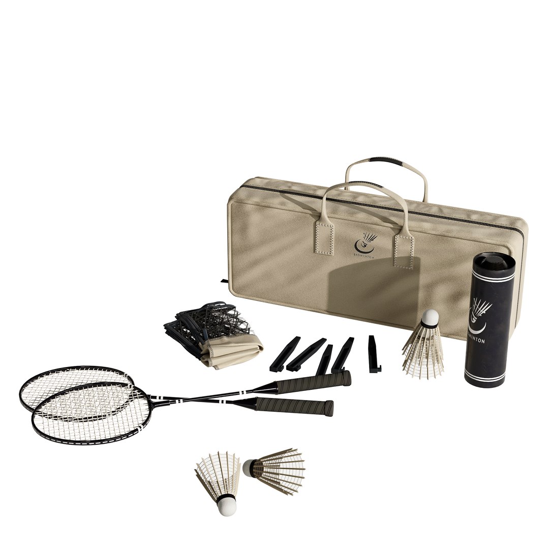 3D Badminton Set 1 - TurboSquid 1950867