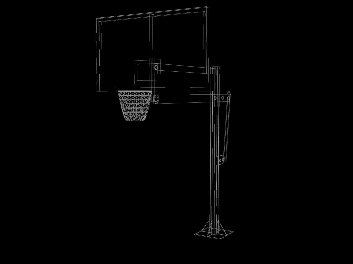 3d basketball net