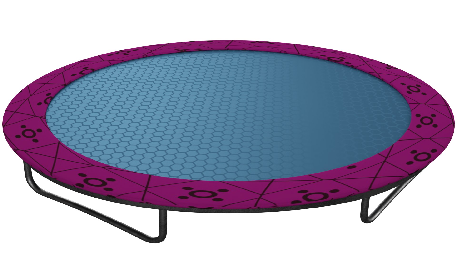 Trampoline 3D Model - TurboSquid 2231073