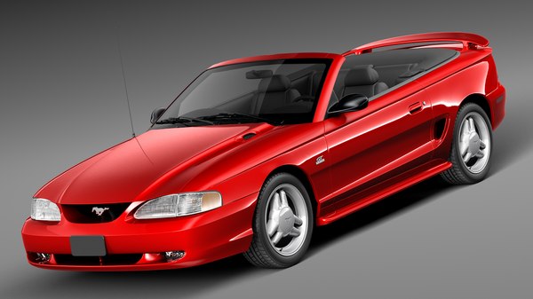 Ford Mustang 3D Models for Download | TurboSquid