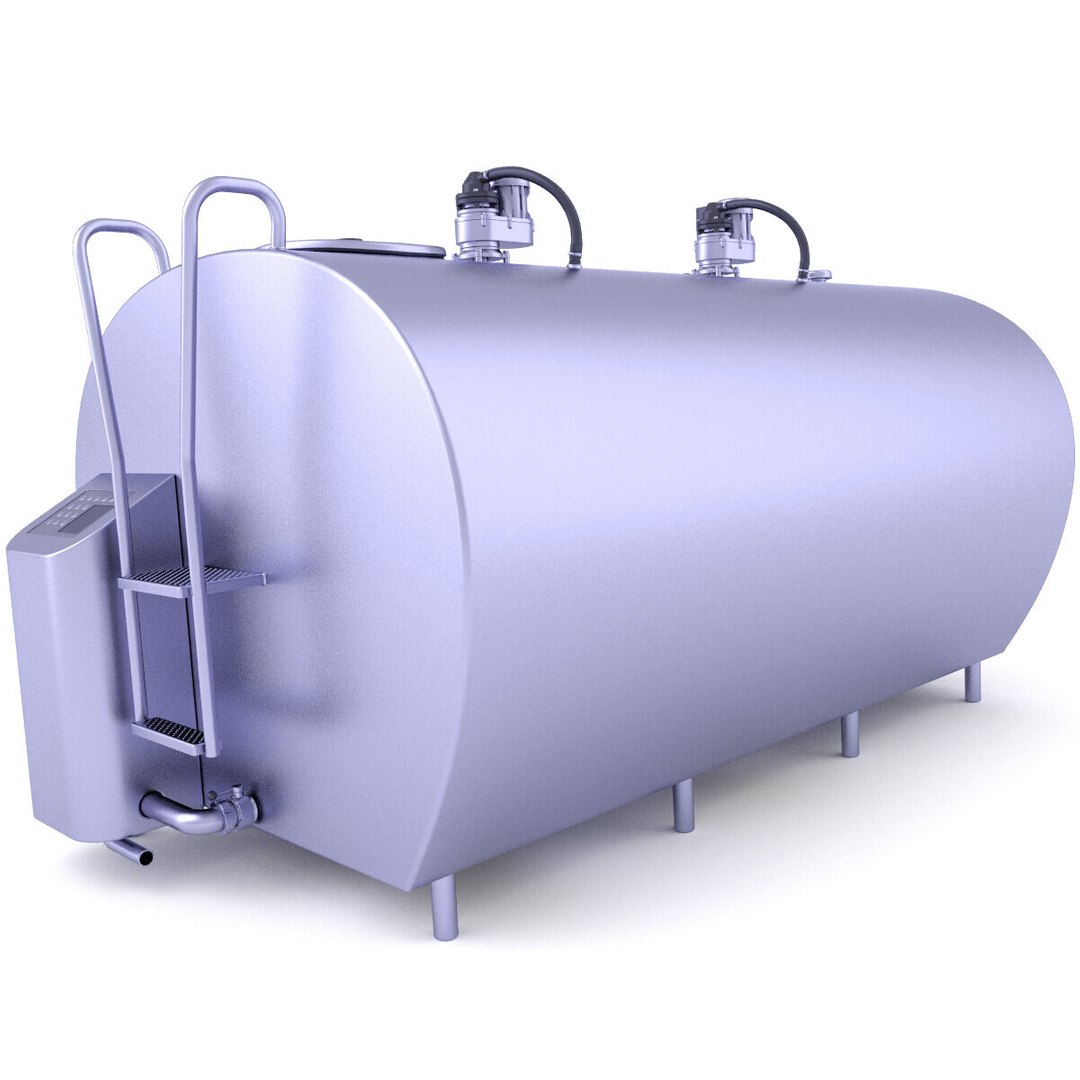 3D Stainless Steel Milk Tank 3 - TurboSquid 1761041