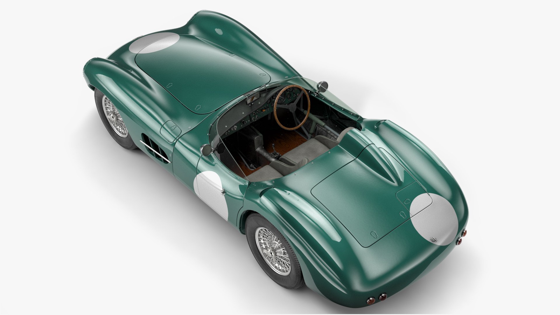 Aston Martin DBR1 3D Model - TurboSquid 2045296