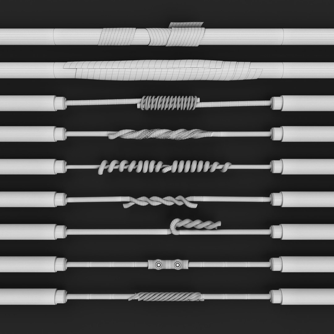 3D Twisted Wire - TurboSquid 1418400