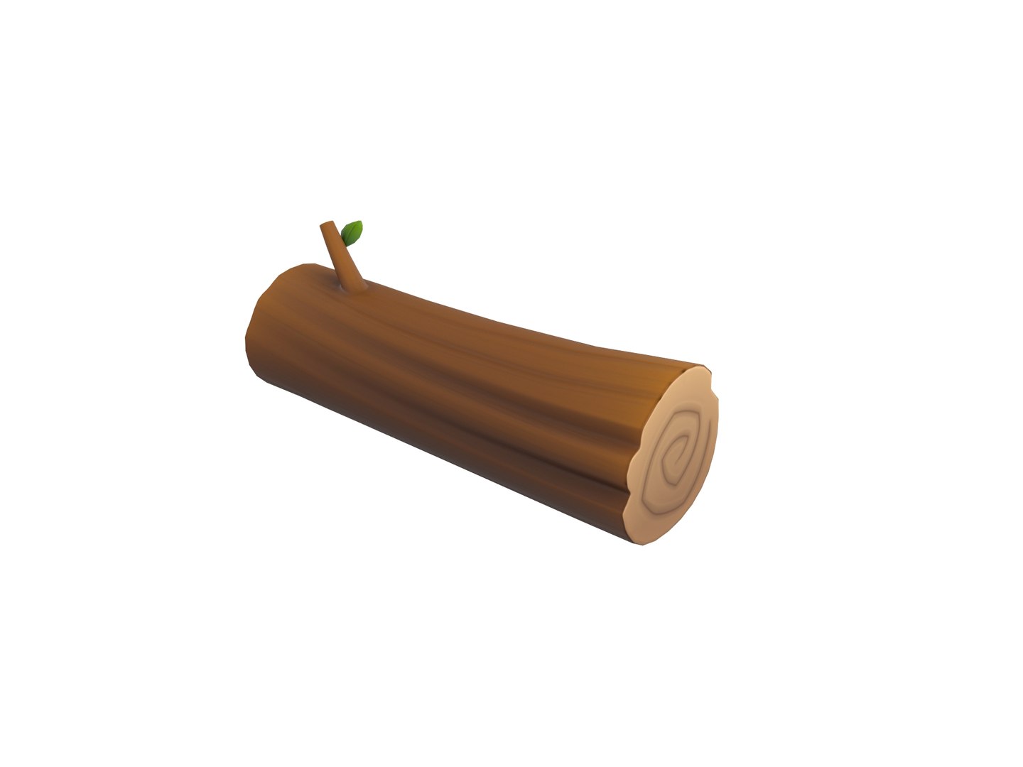 Low Poly Log 001 3D - TurboSquid 1851052