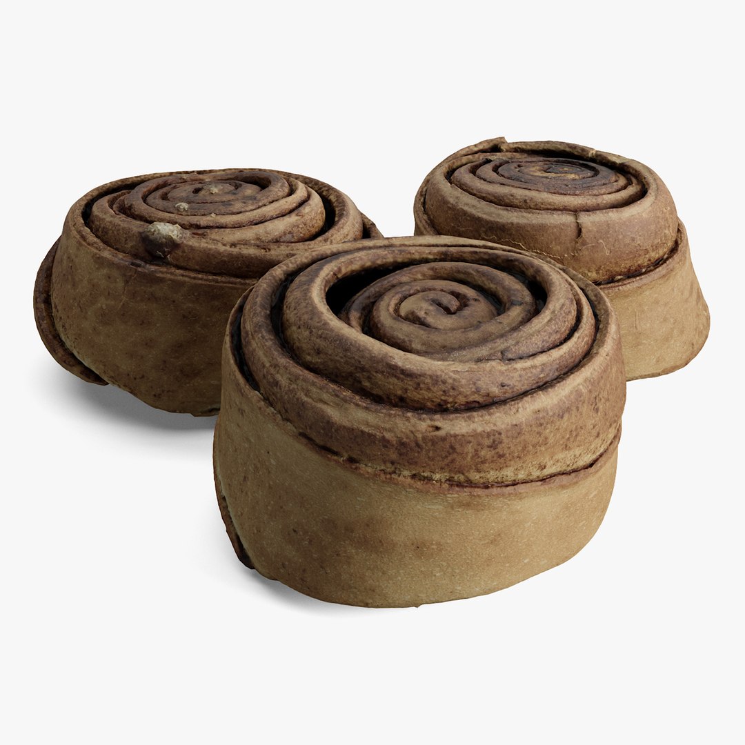Cinnamon Roll 3D Model - TurboSquid 1963167