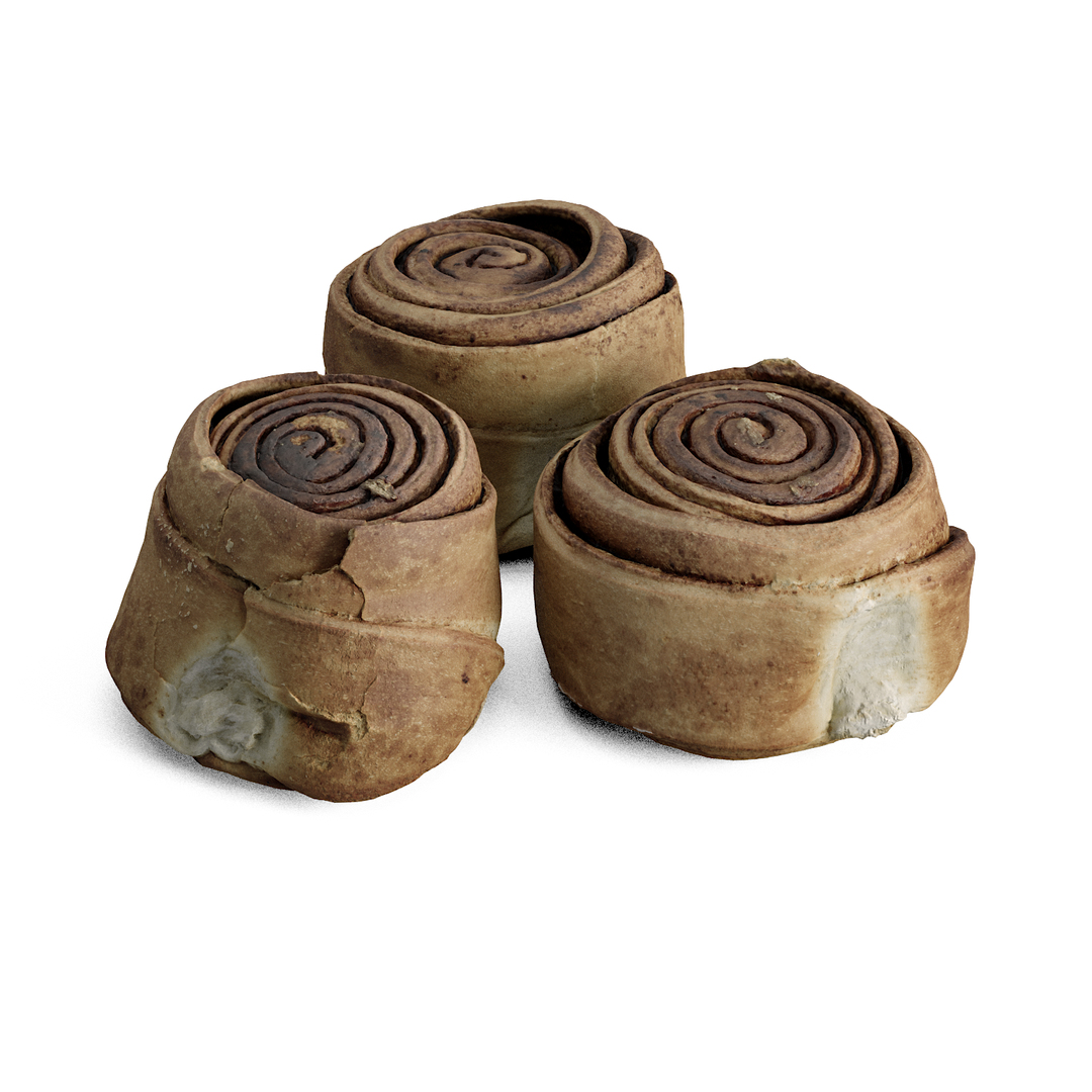 Cinnamon Roll 3D Model - TurboSquid 1963167