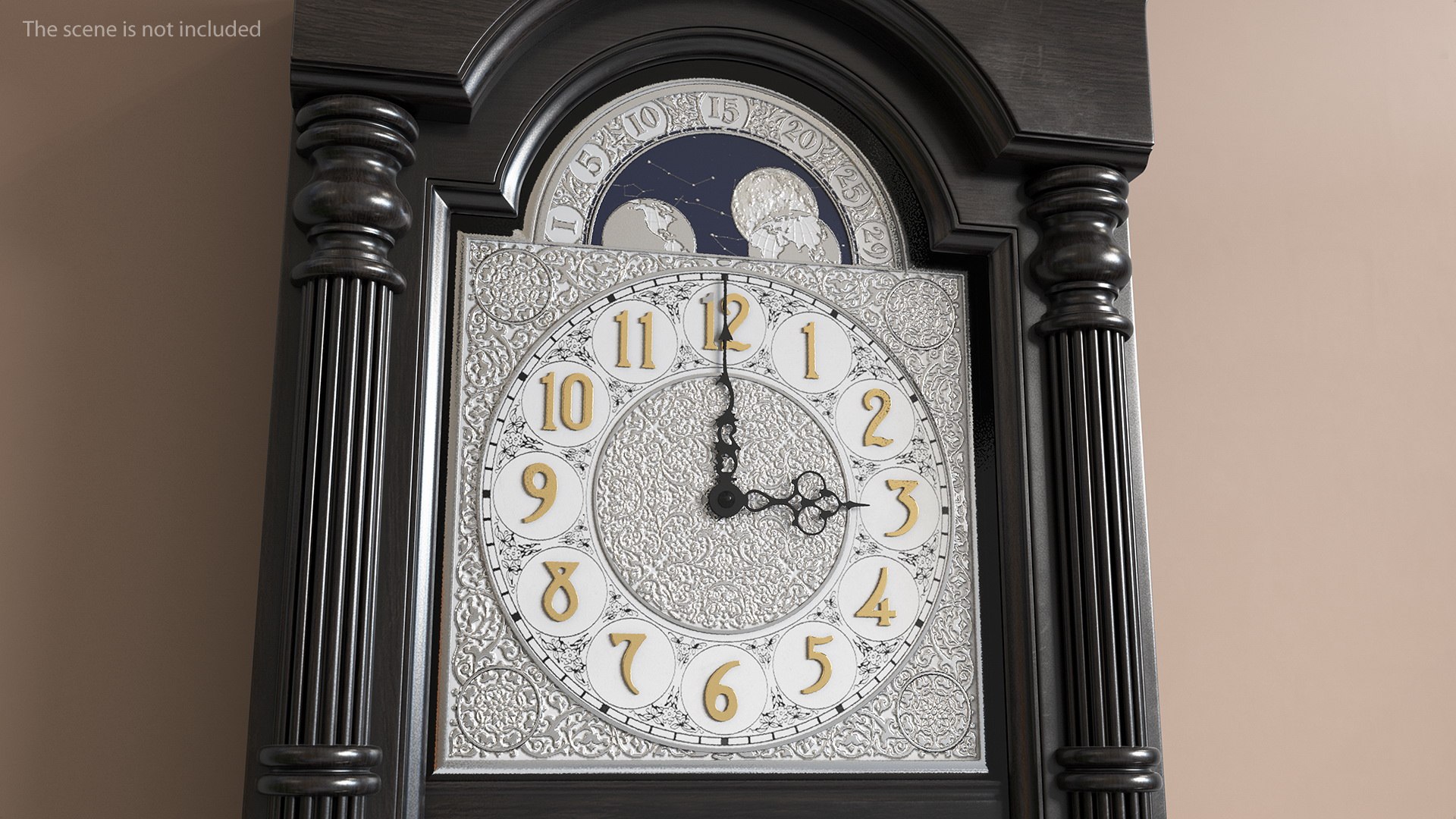 Vintage Pendulum Wall Clock 3D - TurboSquid 1496697