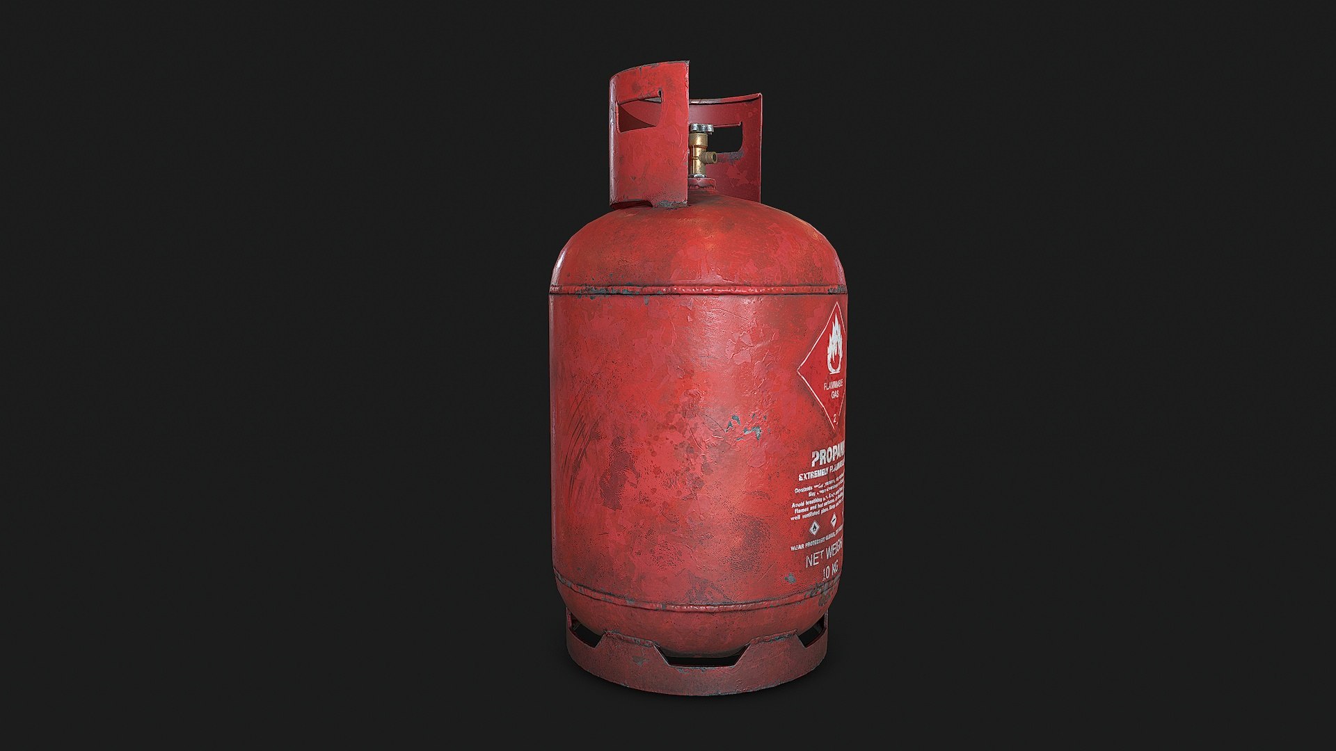 3D Propane Gas Cylinder - TurboSquid 2152275