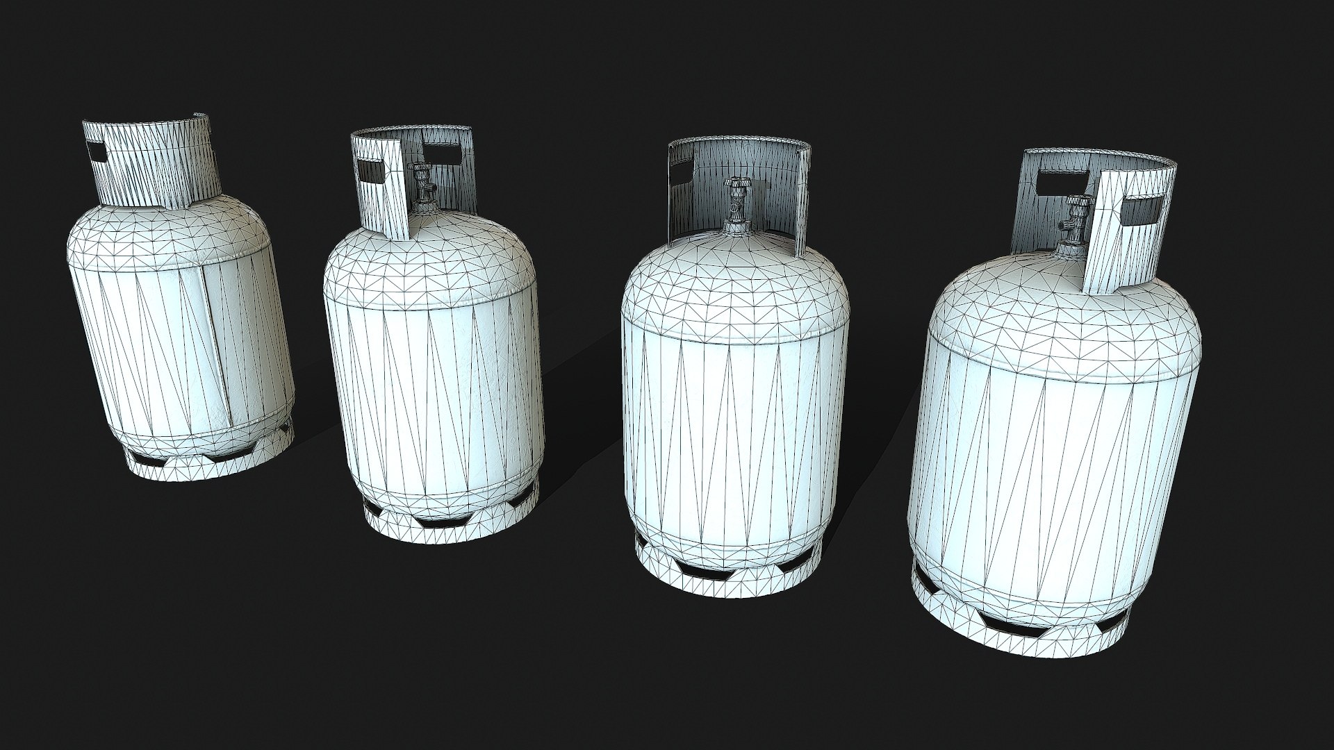3D Propane Gas Cylinder - TurboSquid 2152275