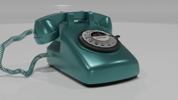 modelo 3d Teléfono de disco - TurboSquid 2410589