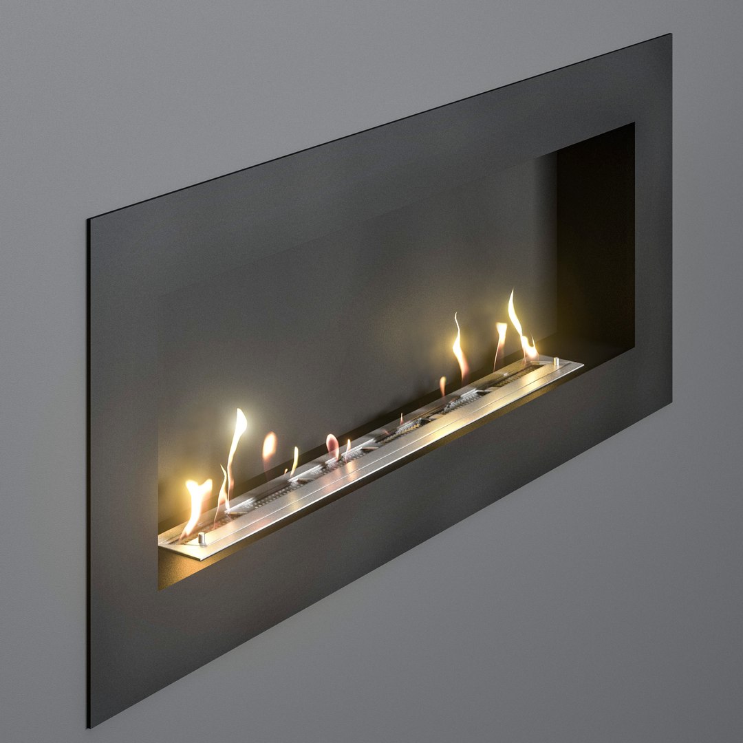 3D Bio Fireplace Model - TurboSquid 1556265