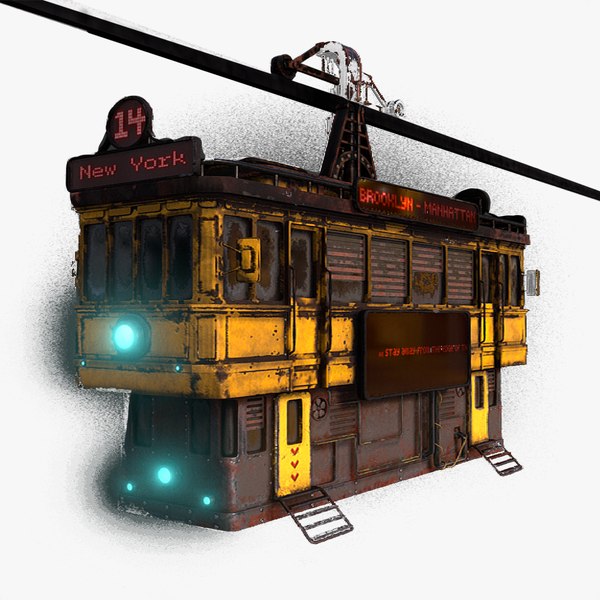 modèle 3D de Futuristic cable car - TurboSquid 2018229