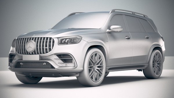 3D mercedes-benz gls63 amg model - TurboSquid 1480205