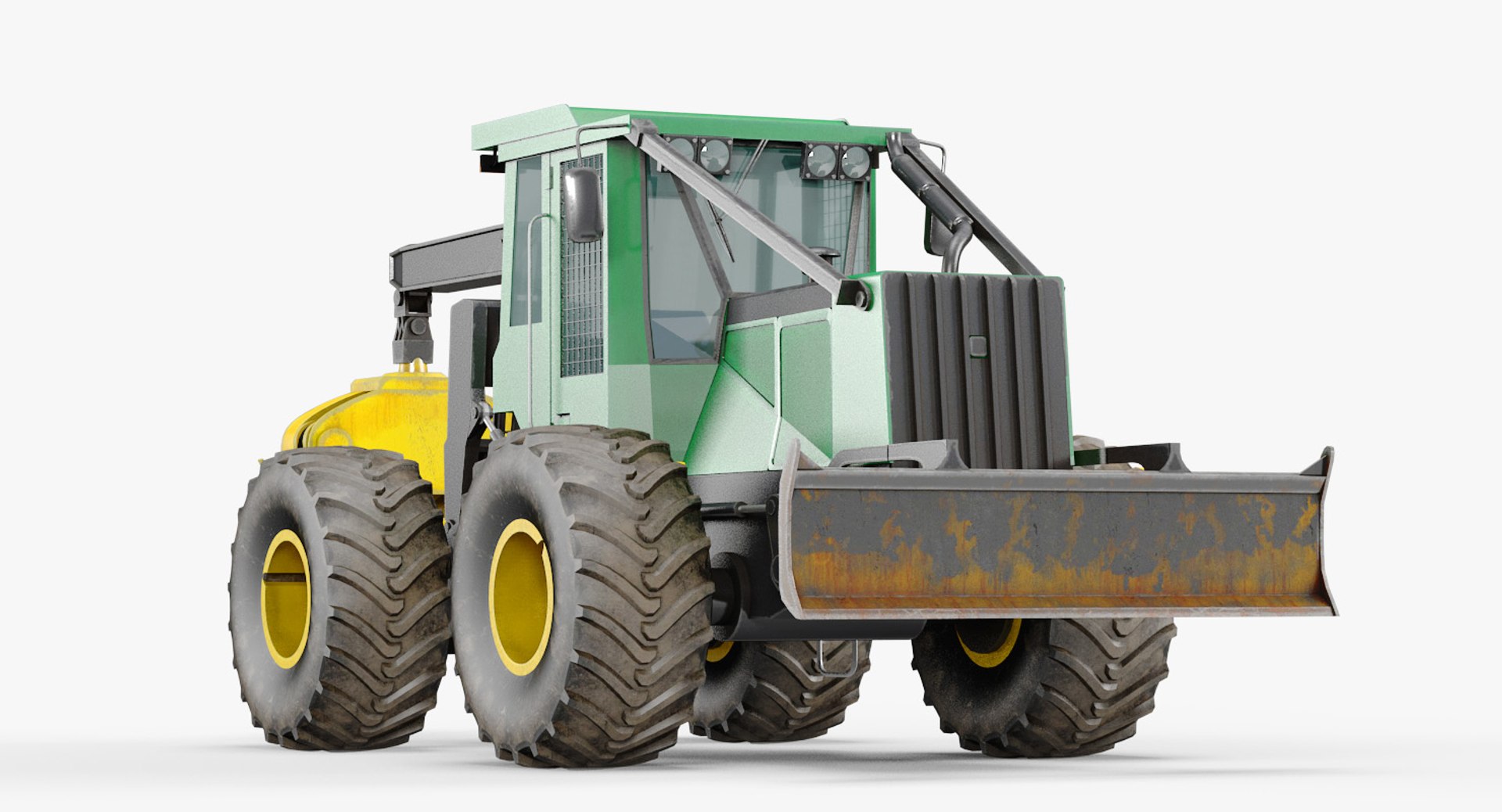 Grapple skidder 3D model - TurboSquid 1289423