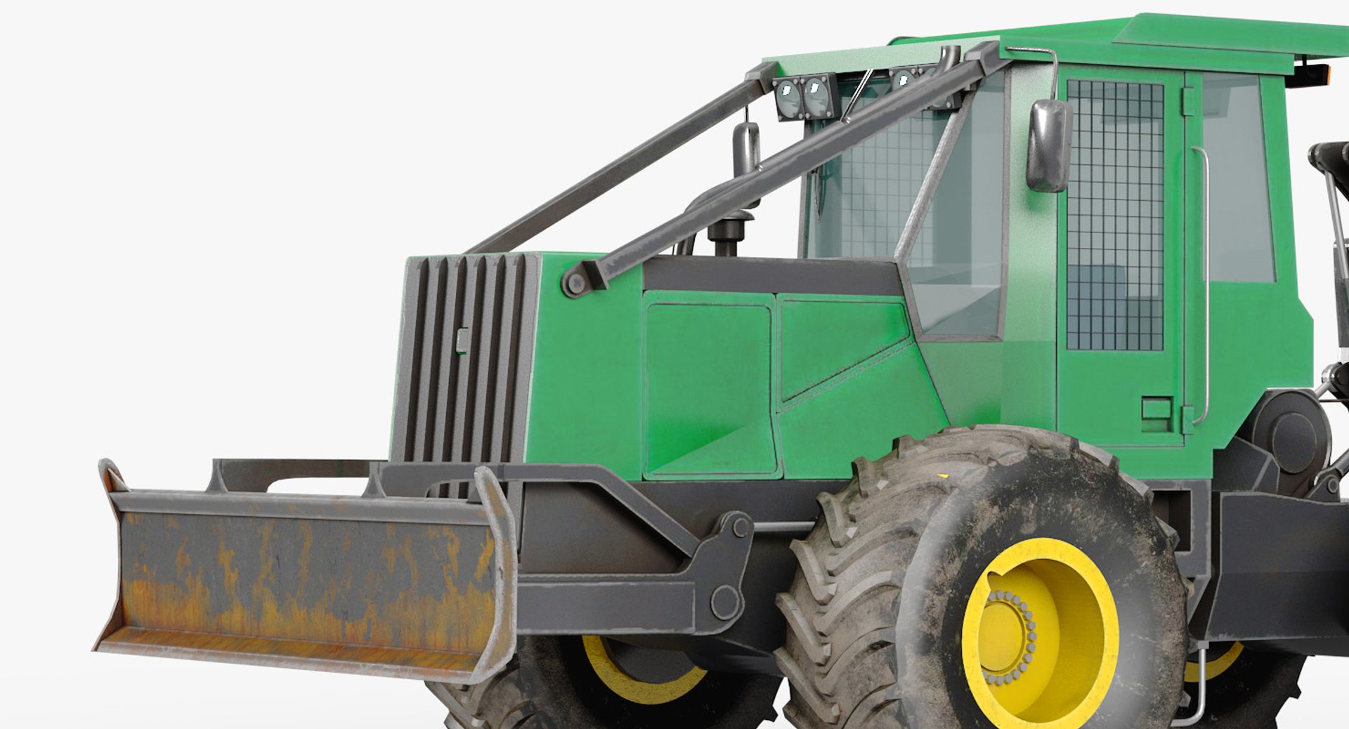 Grapple skidder 3D model - TurboSquid 1289423