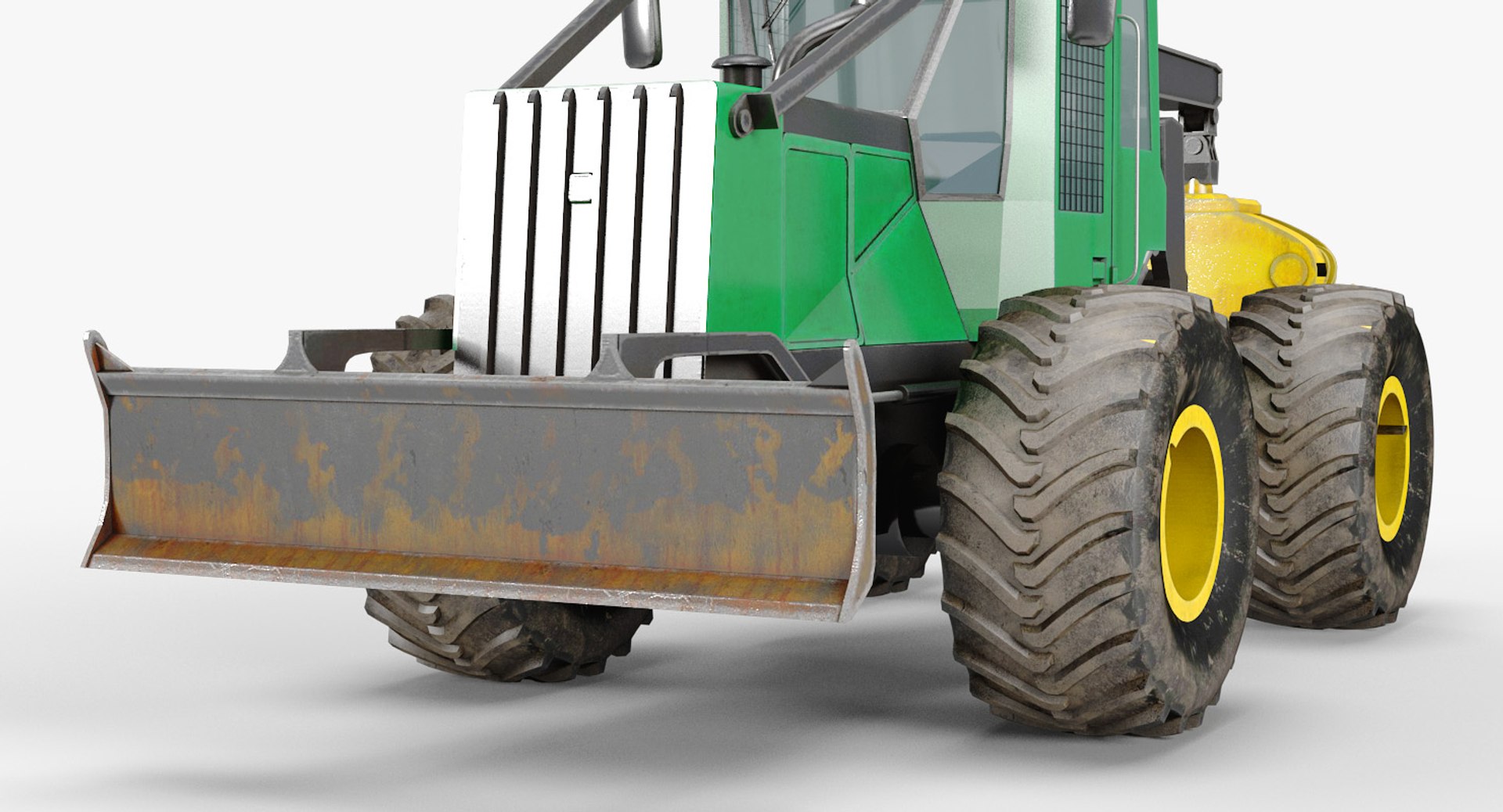 Grapple skidder 3D model - TurboSquid 1289423