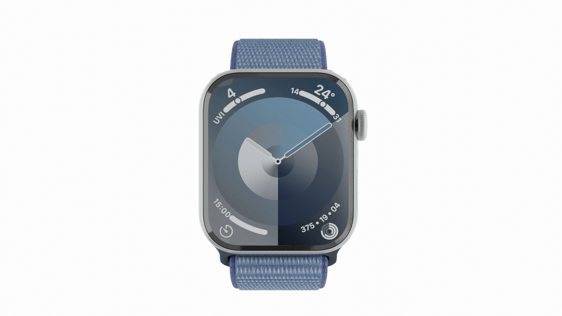 3D Apple Watch Series 9 Sport Loop Winter Blue Color Model - TurboSquid ...