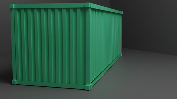 3D model simple cargo container - TurboSquid 1663137