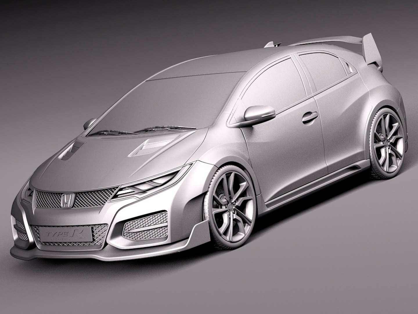 3d Model Honda Civic 2015