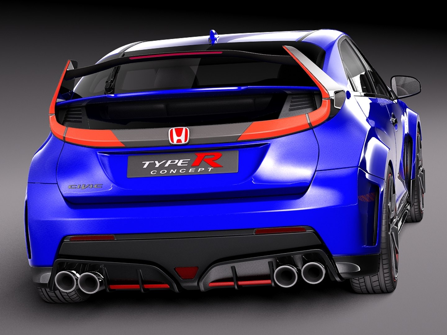3d Model Honda Civic 2015
