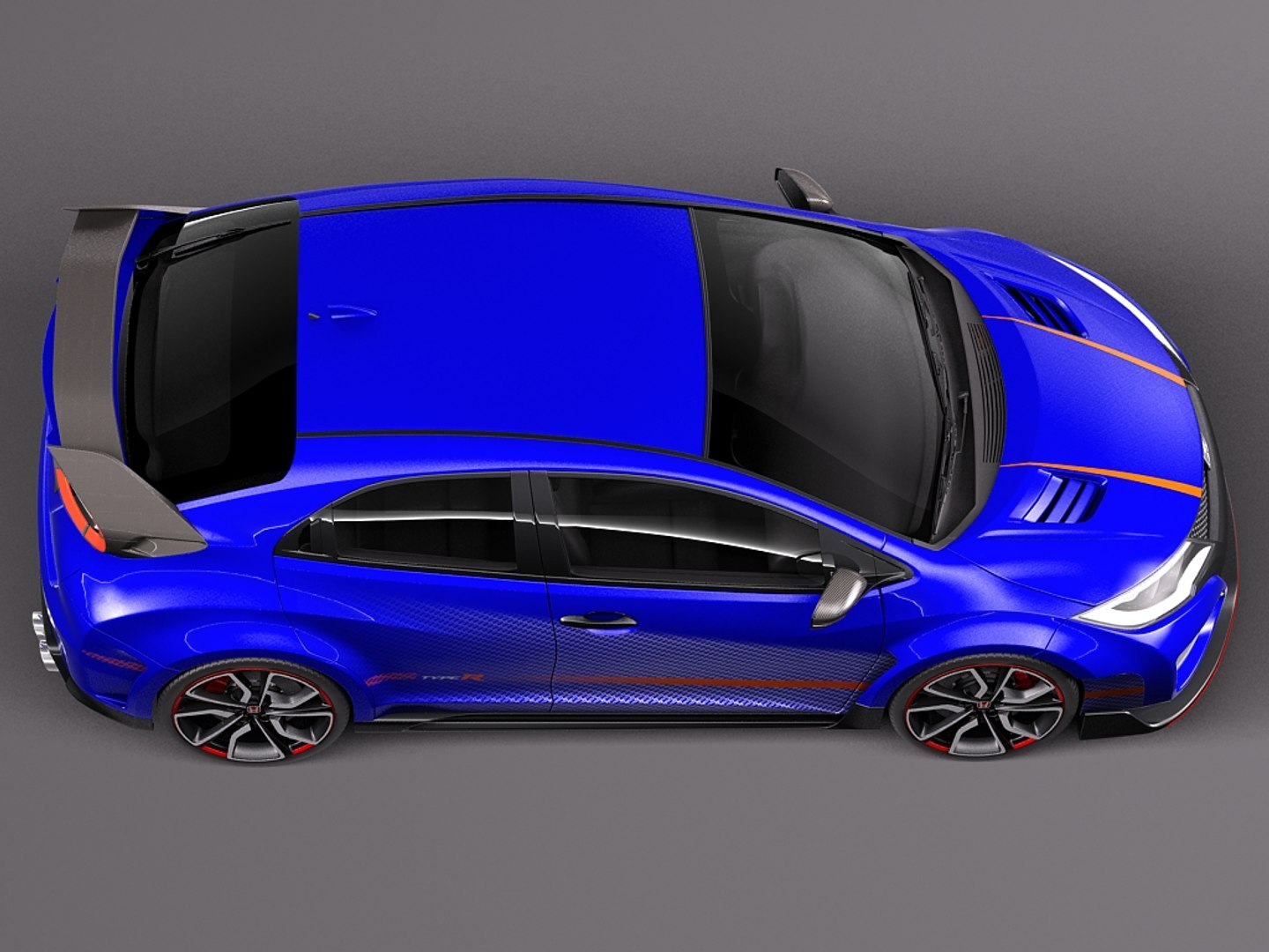 3d Model Honda Civic 2015