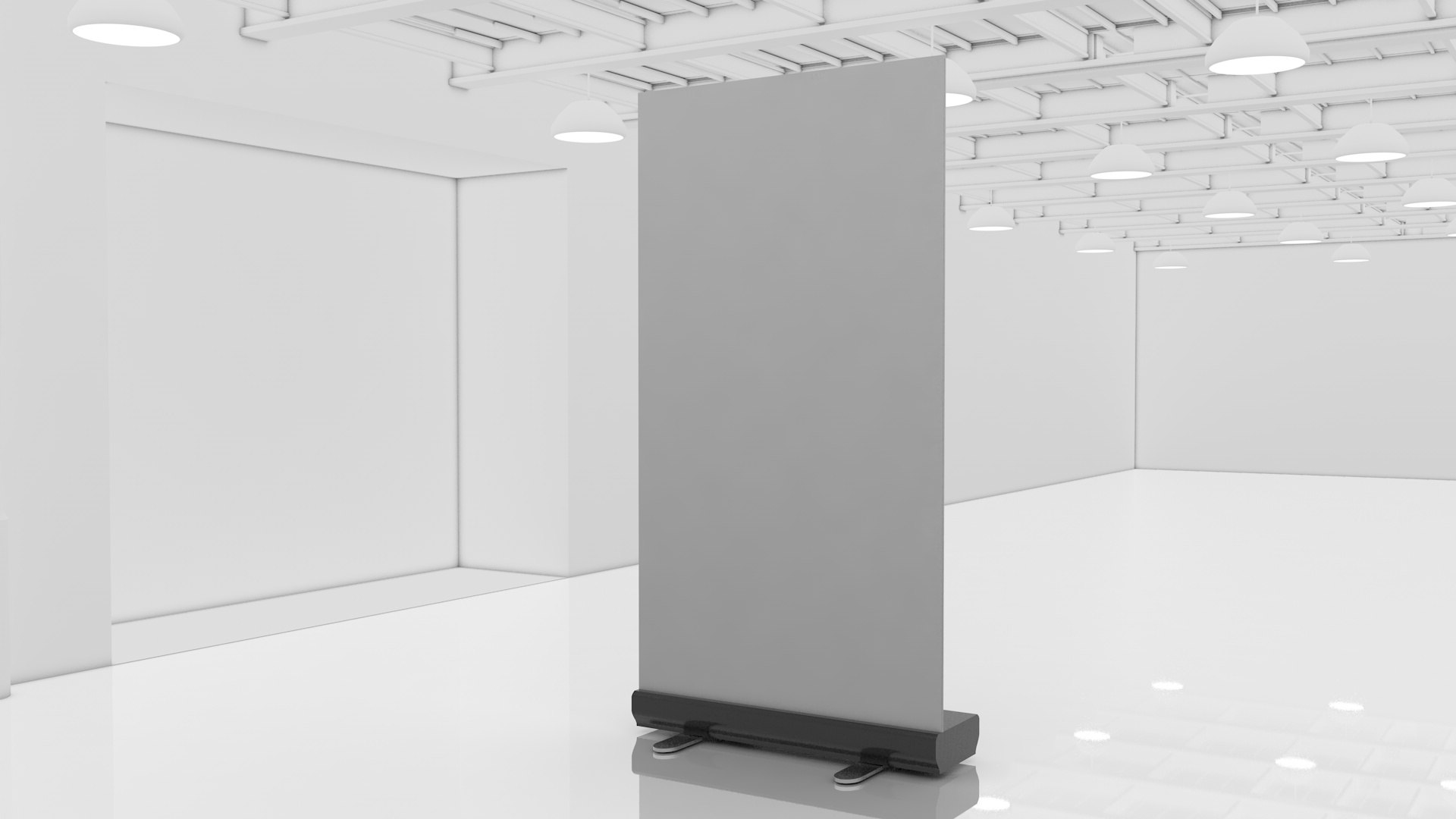 Roll-up Banner 3D Model - TurboSquid 1247241