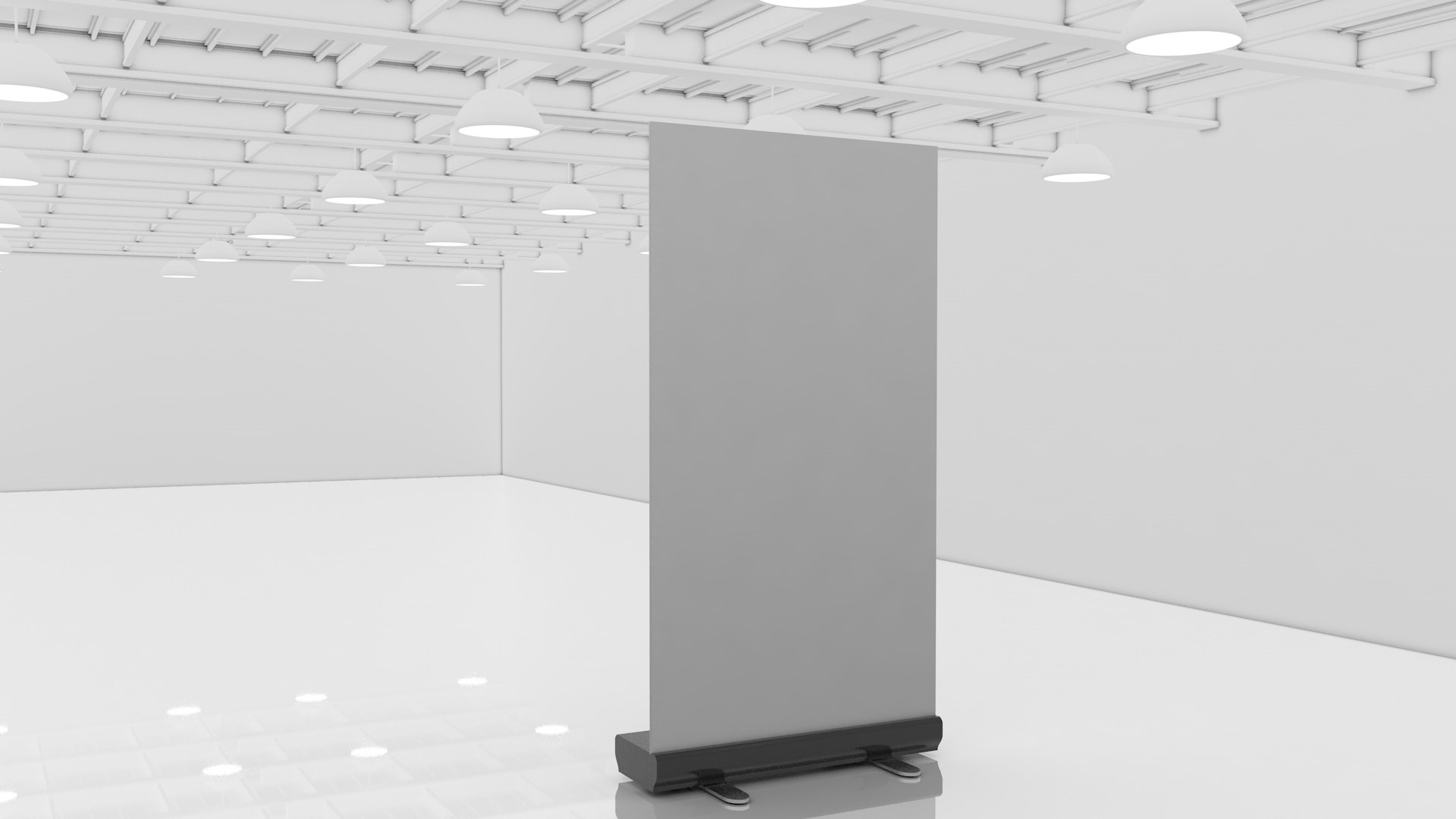 Roll-up Banner 3D Model - TurboSquid 1247241