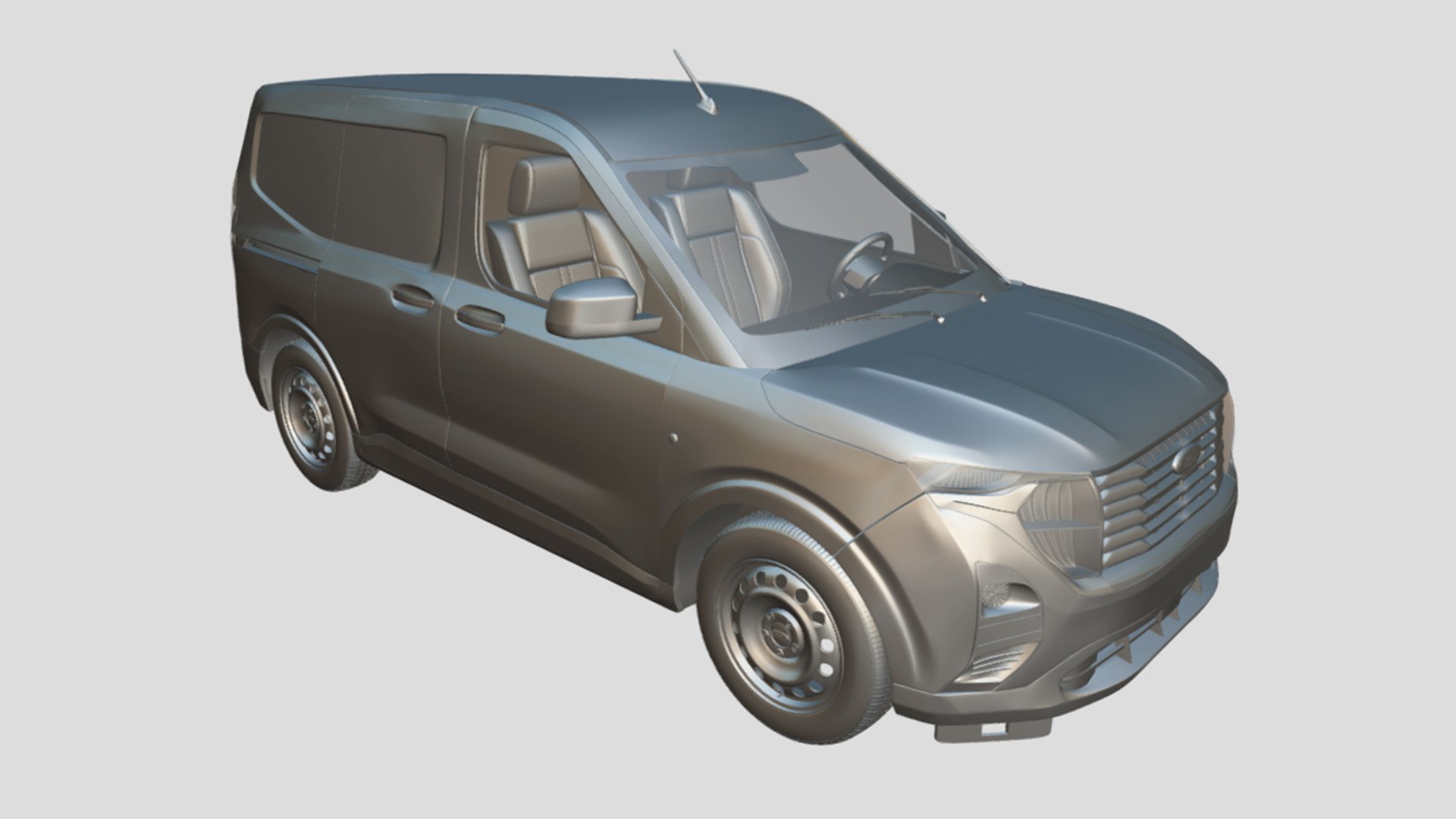 3D Model All-New Ford Transit Courier Trend - TurboSquid 2194441