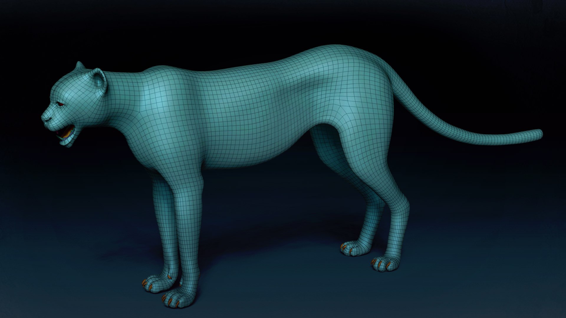 3D Cheetah Base Mesh 3D Model Model - TurboSquid 1863221