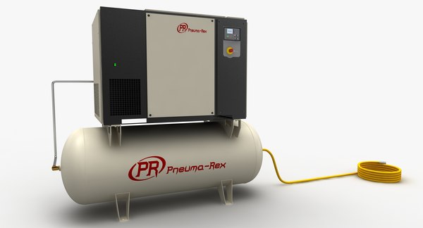 industrial air compressor 3d model