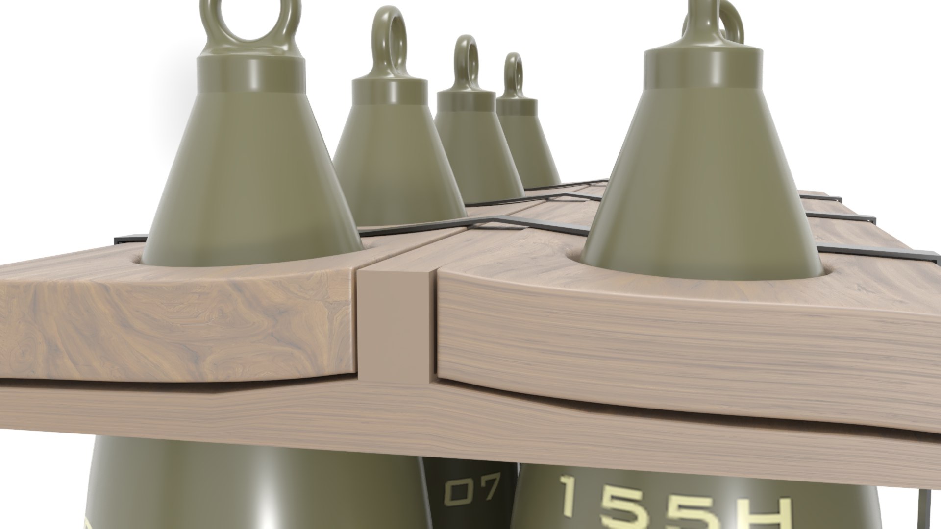 Military Artillery Shells Model - TurboSquid 2348037