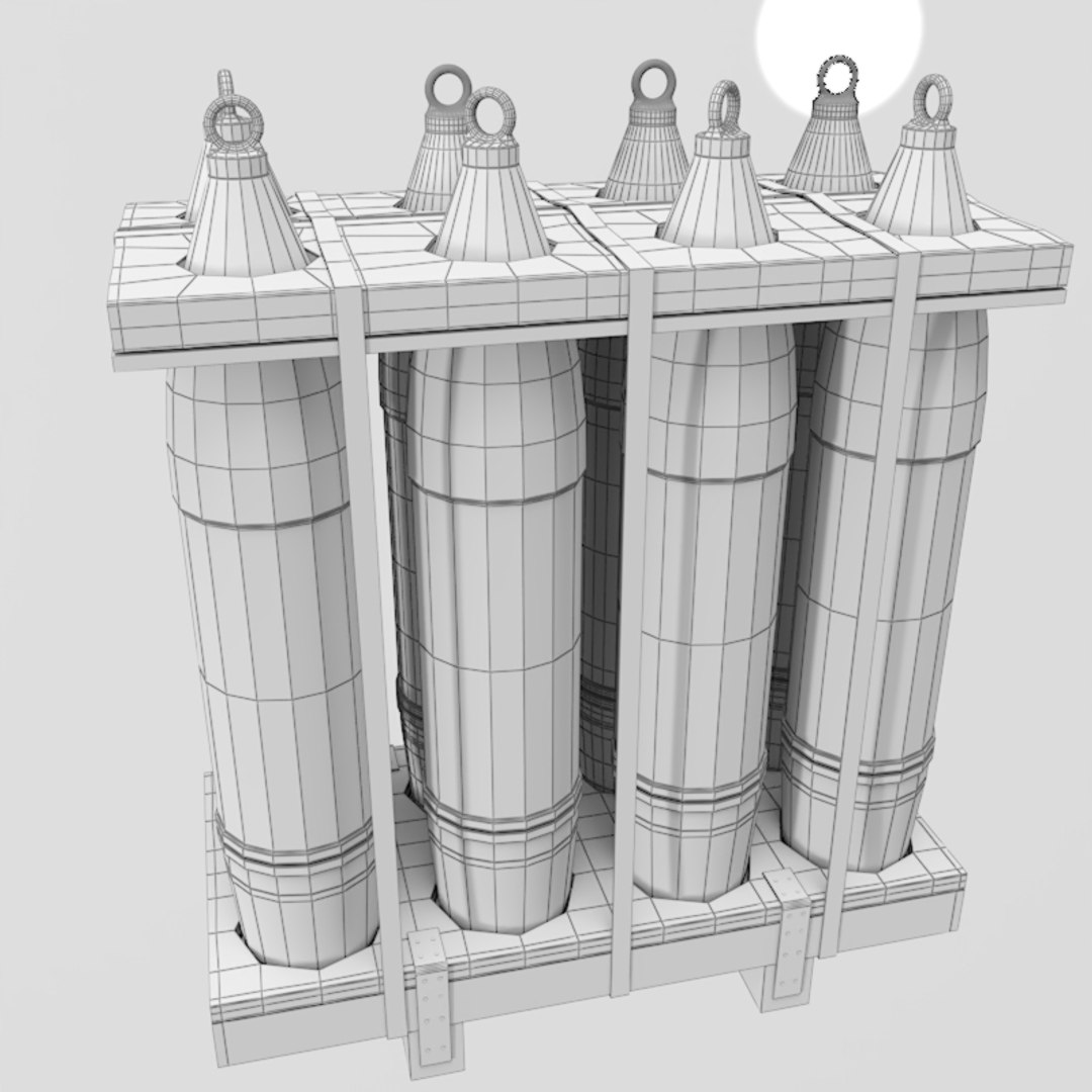 Military Artillery Shells Model - TurboSquid 2348037