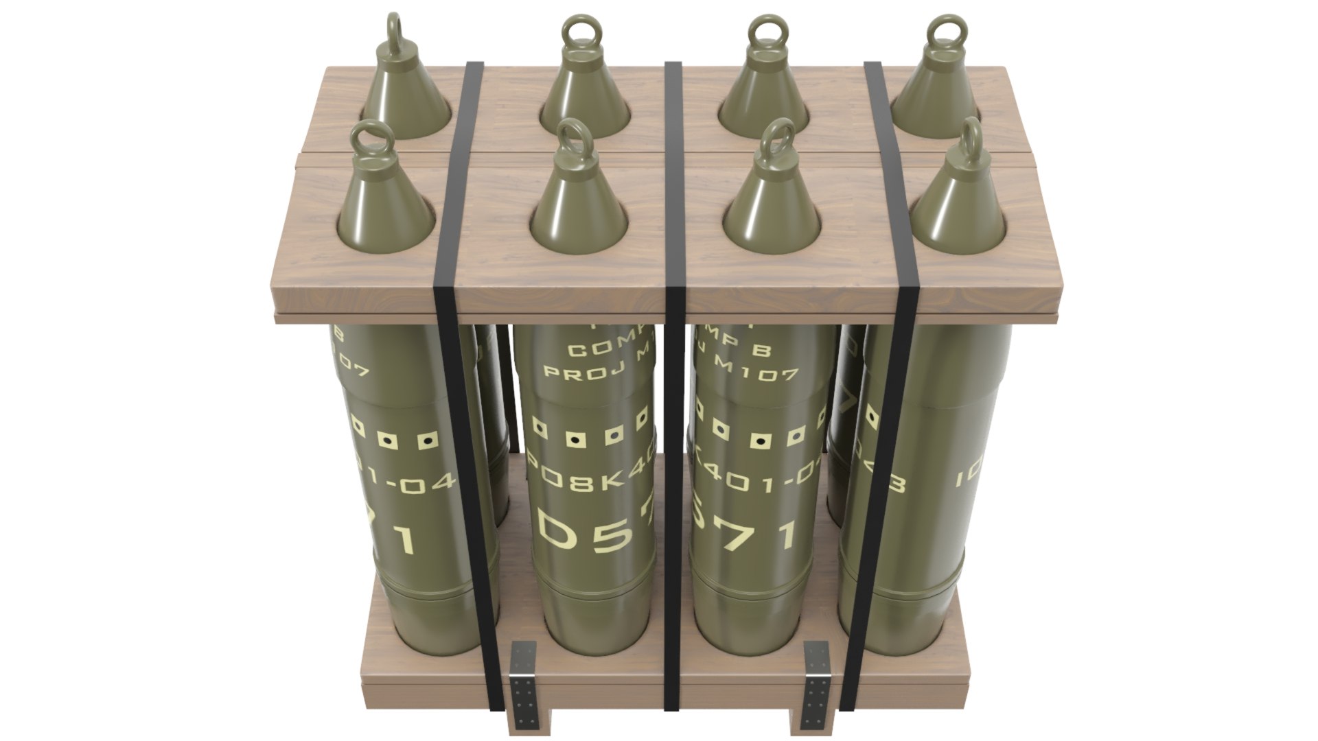Military Artillery Shells Model - TurboSquid 2348037