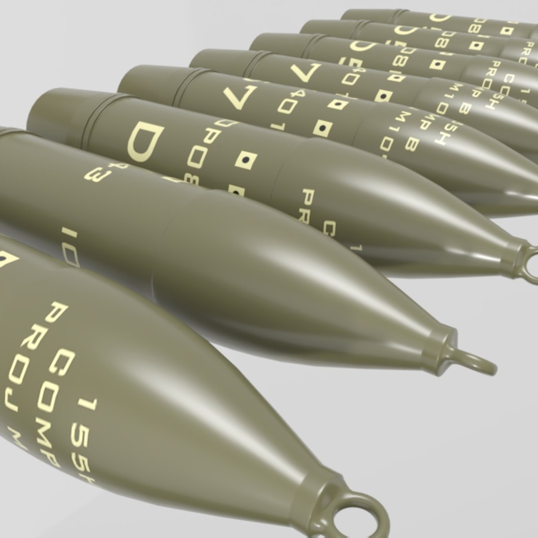 Military Artillery Shells Model - TurboSquid 2348037