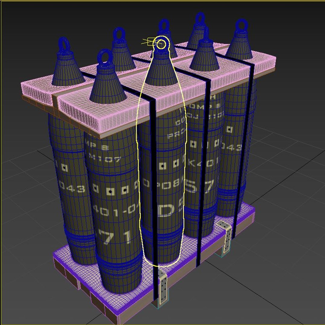 Military Artillery Shells Model - TurboSquid 2348037