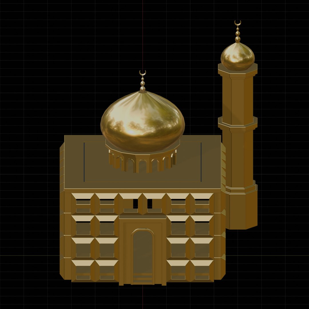 Box Mosque Model - TurboSquid 2332519