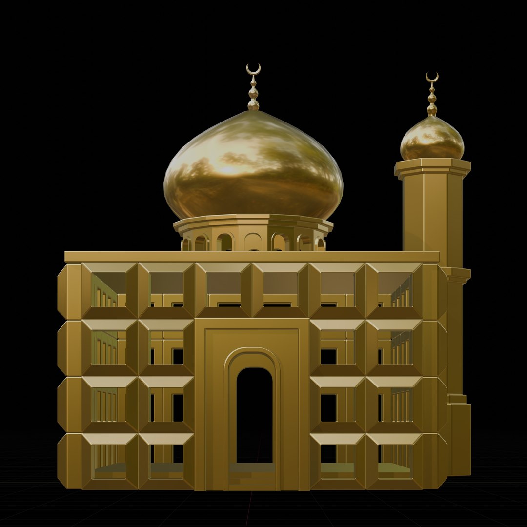 Box Mosque Model - TurboSquid 2332519
