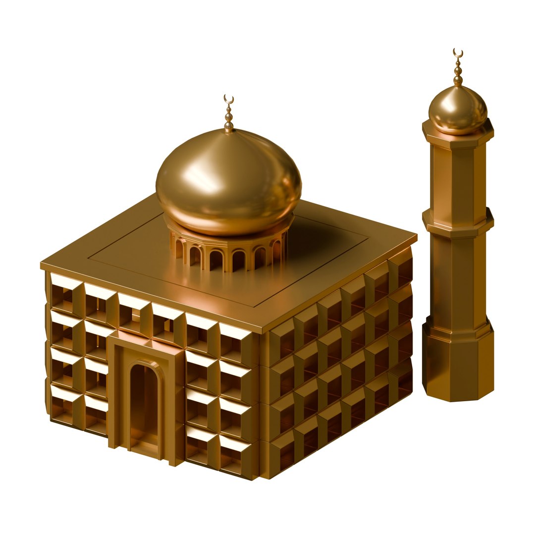 Box Mosque Model - TurboSquid 2332519