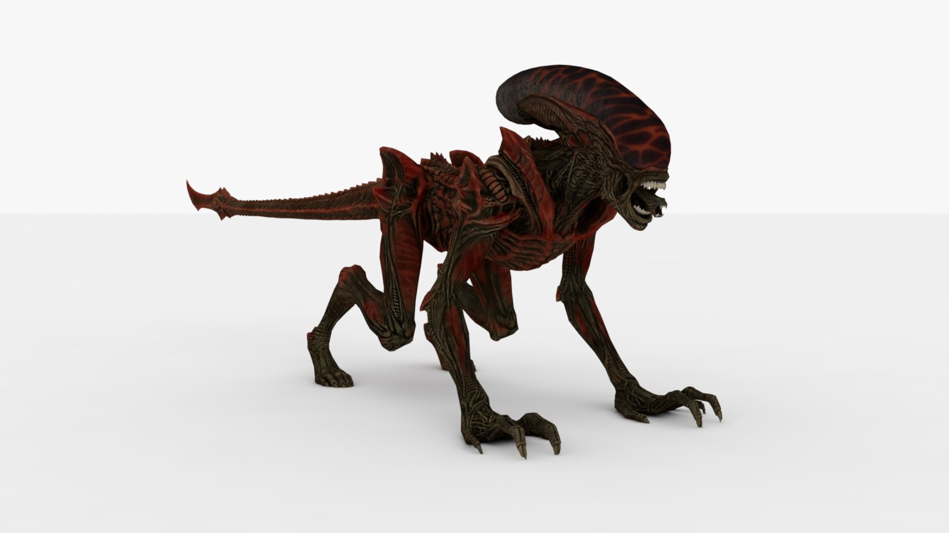 Alien Monster Rigged And 30 Animations Model - TurboSquid 2376056