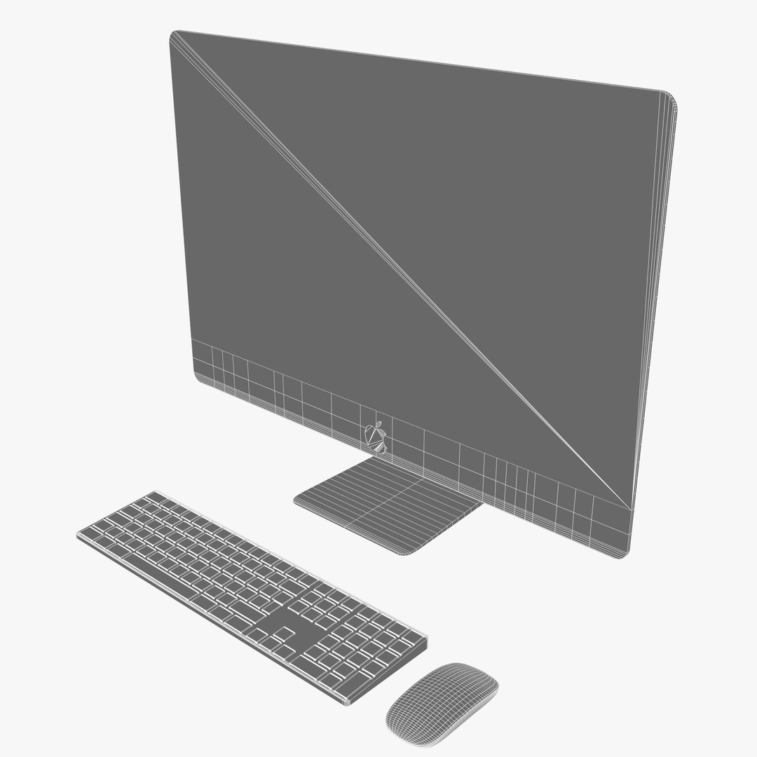Imac 2020 3D model - TurboSquid 1545315