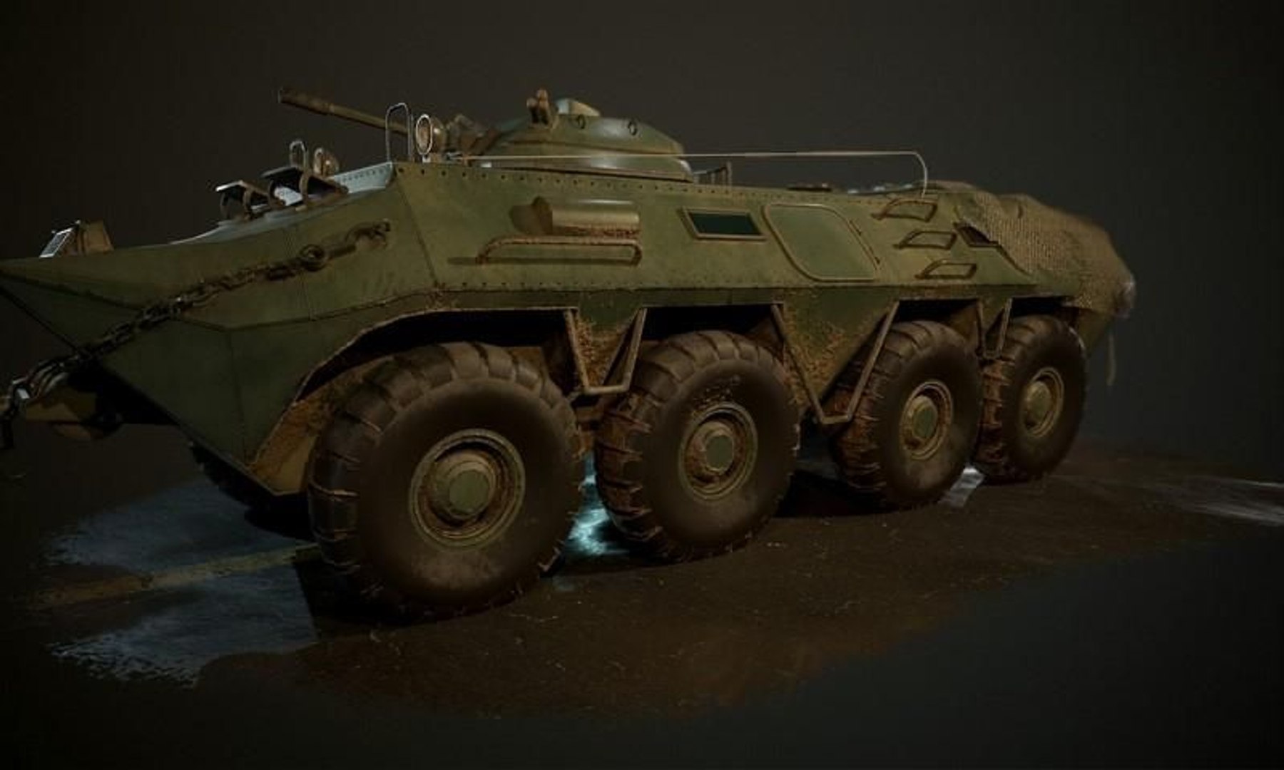 3D BTR Military Vehicle Model - TurboSquid 2317258