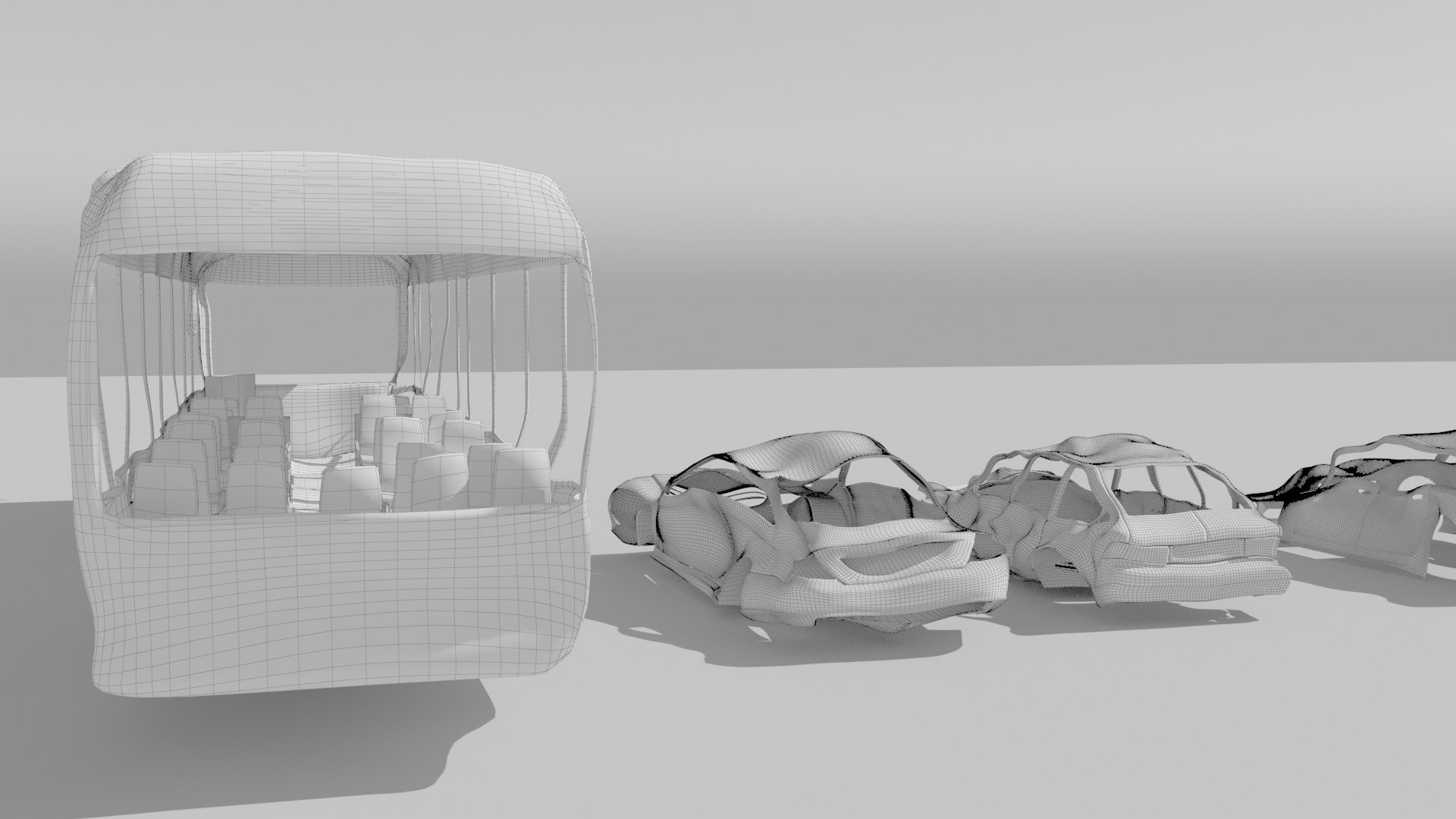 3D Destroyed Cars Vol 1 - TurboSquid 1812388