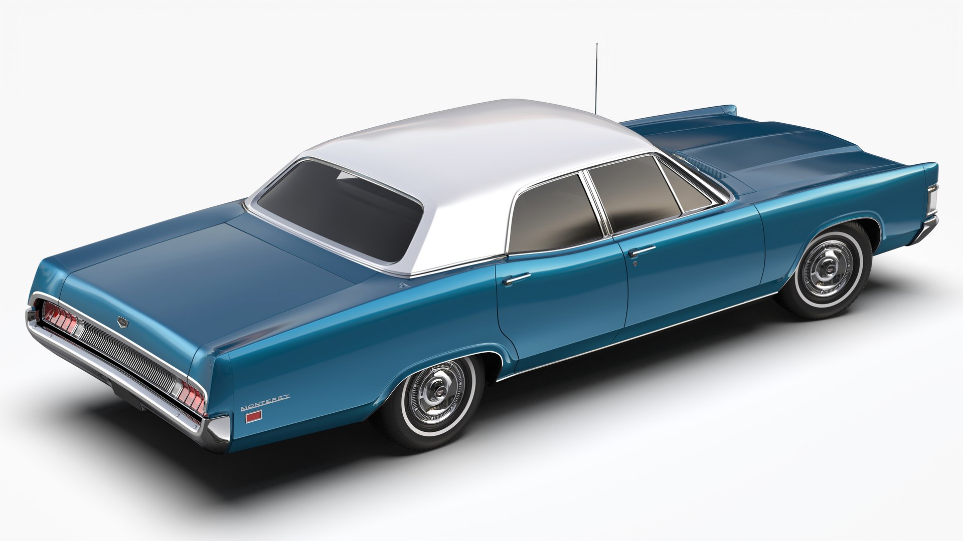 Mercury Monterey Sedan 1969 3D Model - TurboSquid 2220034