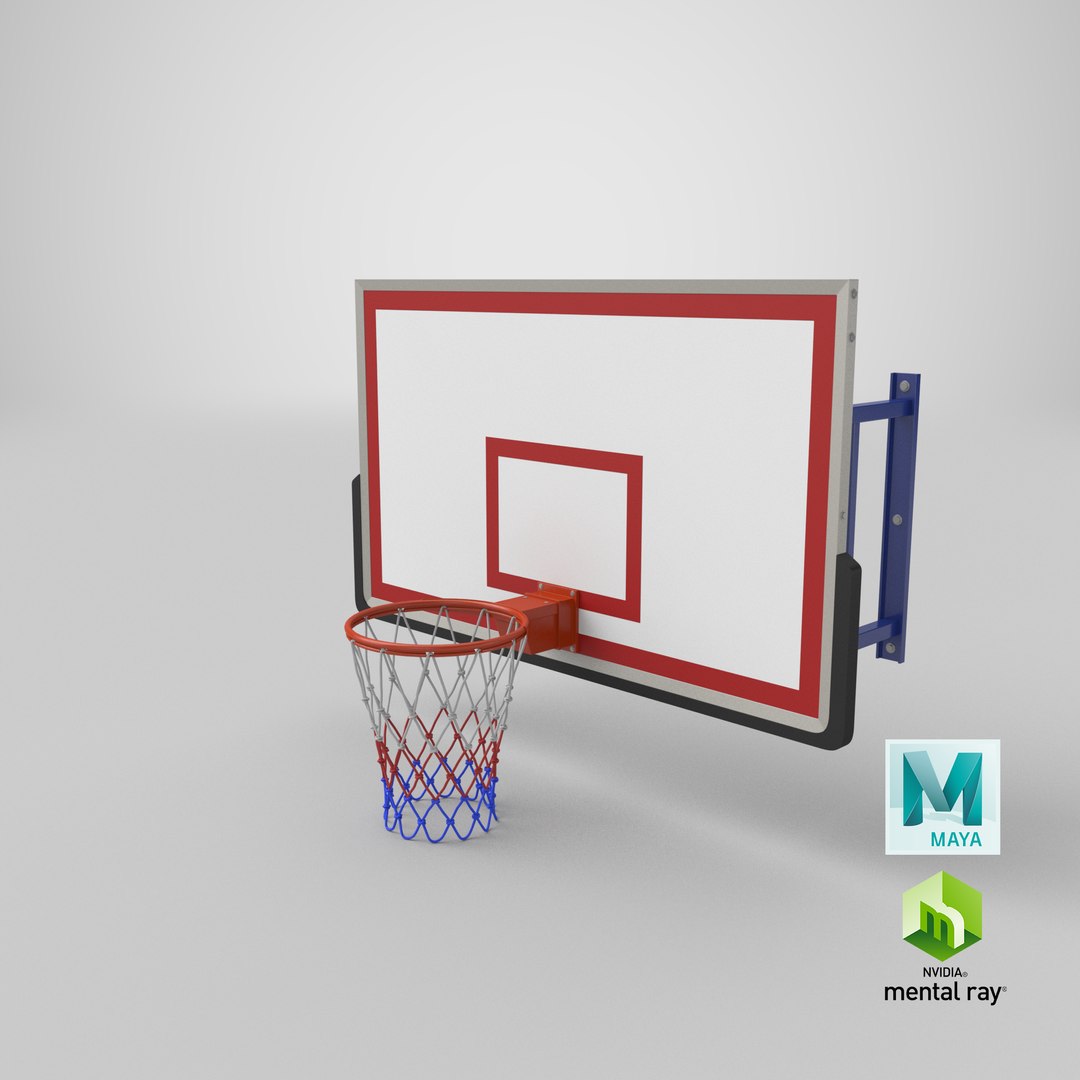 Wall Basketball Hoop 01 3D - TurboSquid 1977145
