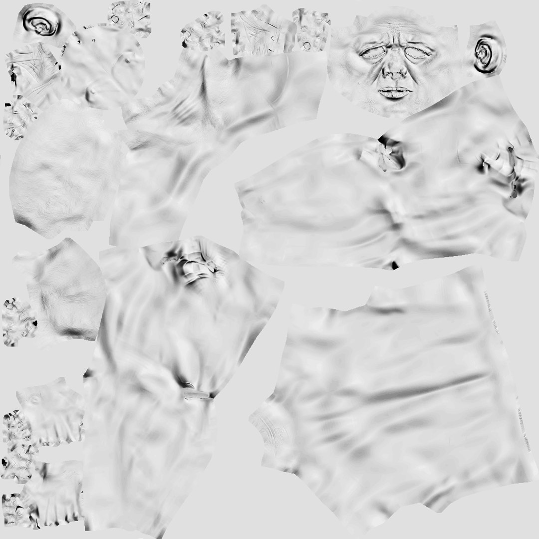 Bust Asian Villagers Ma